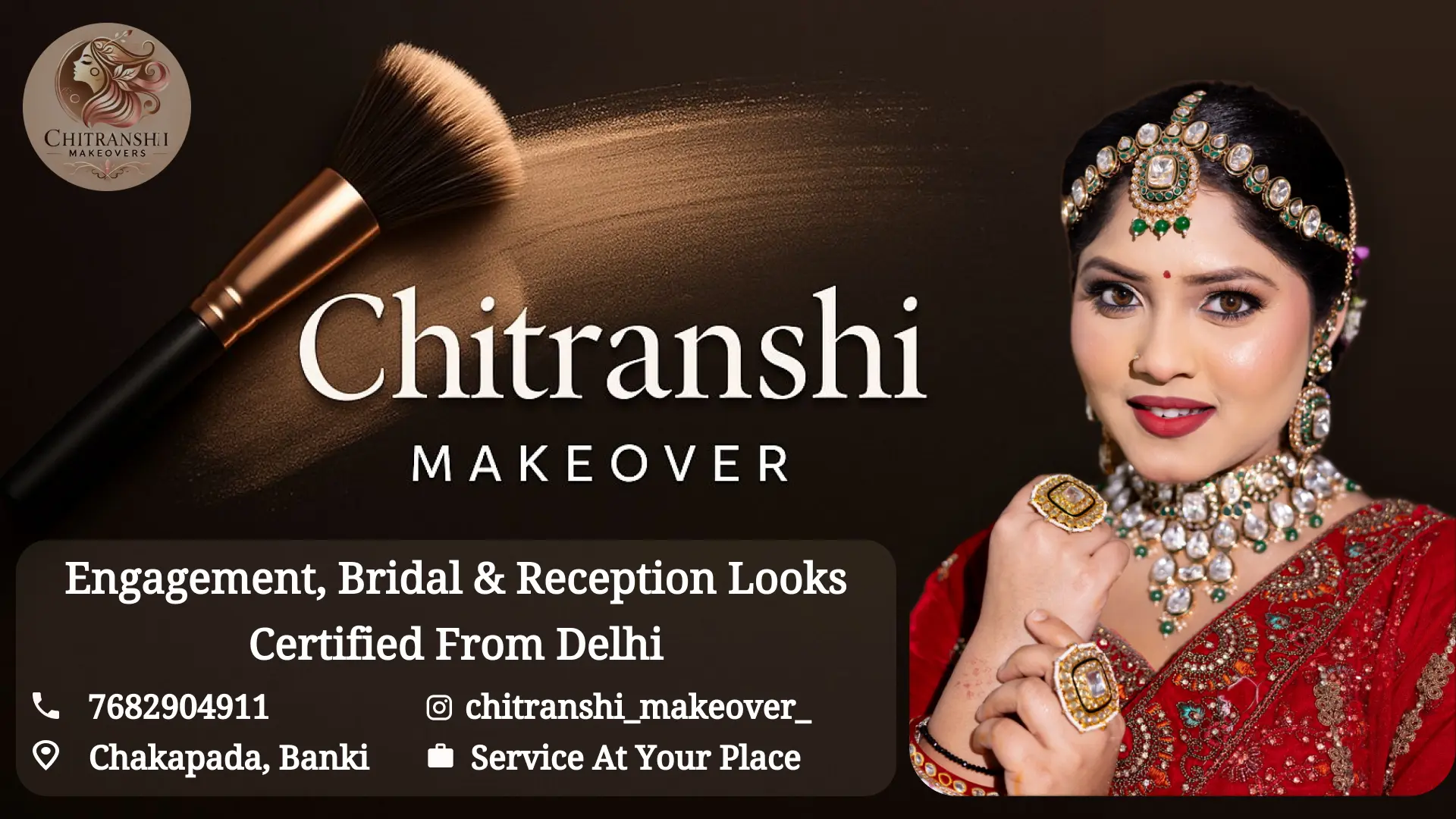 Chitranshi Makeover | Bridal & Reception Makeup in Banki, Cuttack